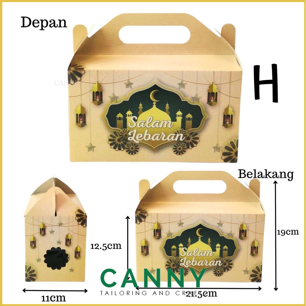 (1Pcs) Hari Raya Box / Hari Raya Cookies Box / Kotak Untuk Kuih / Hari ...