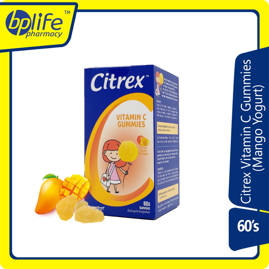 Citrex Vitamin C Gummies 60s (Mango Yogurt) | Shopee Malaysia