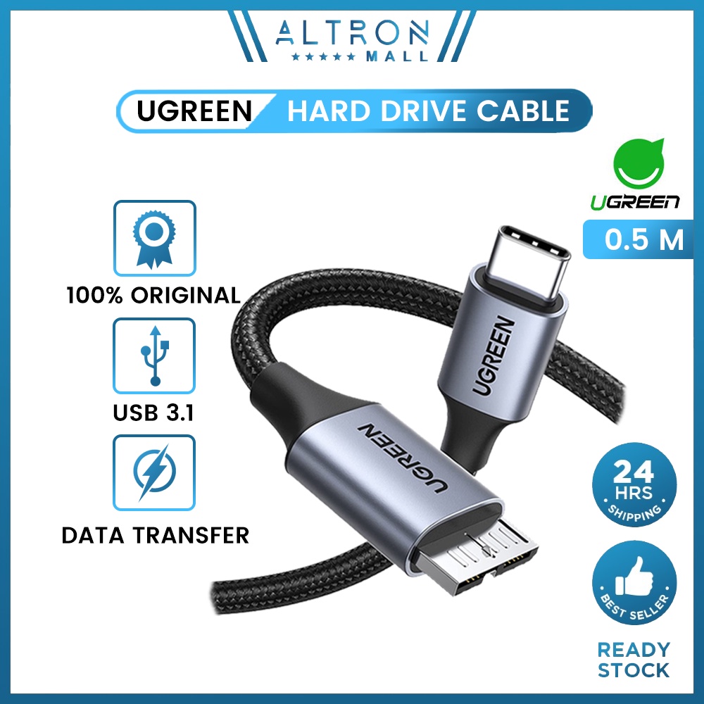 UGREEN Micro B to USB C Hard Drive Cables USB C to Micro B USB C to ...