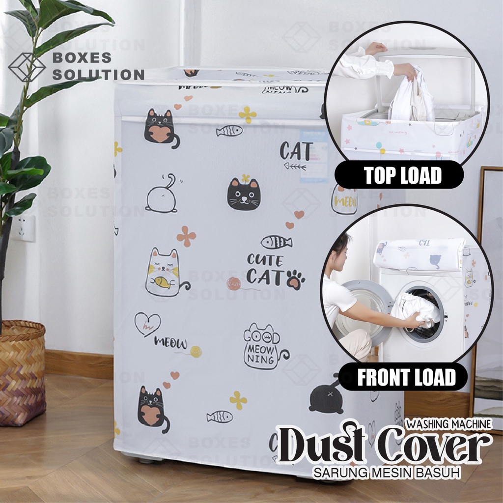 VBS READY STOCK #6-8kg Washing Machine Cover Dust Cover Household Top ...