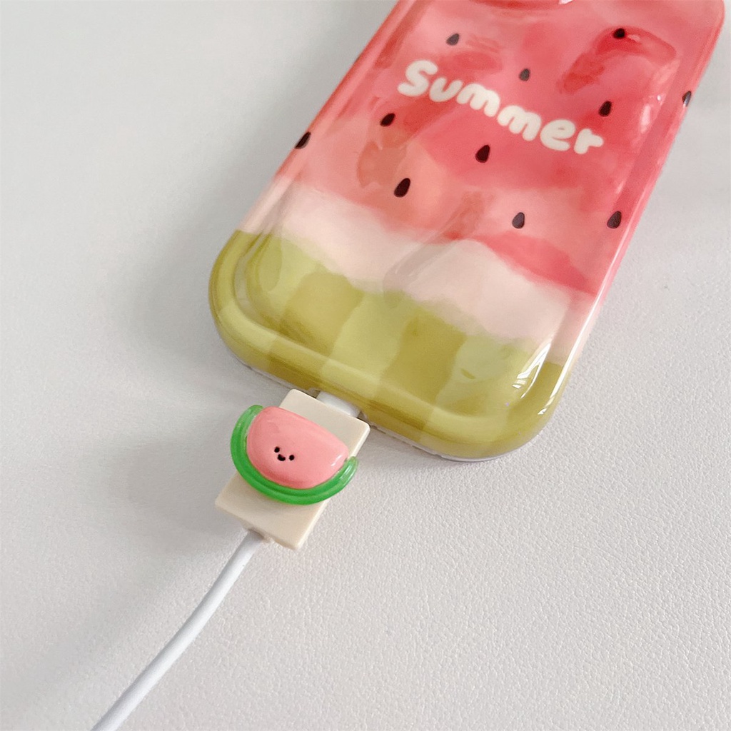 Cable Bite Charging Cables Protector Data Line Cord Elegant Peach ...