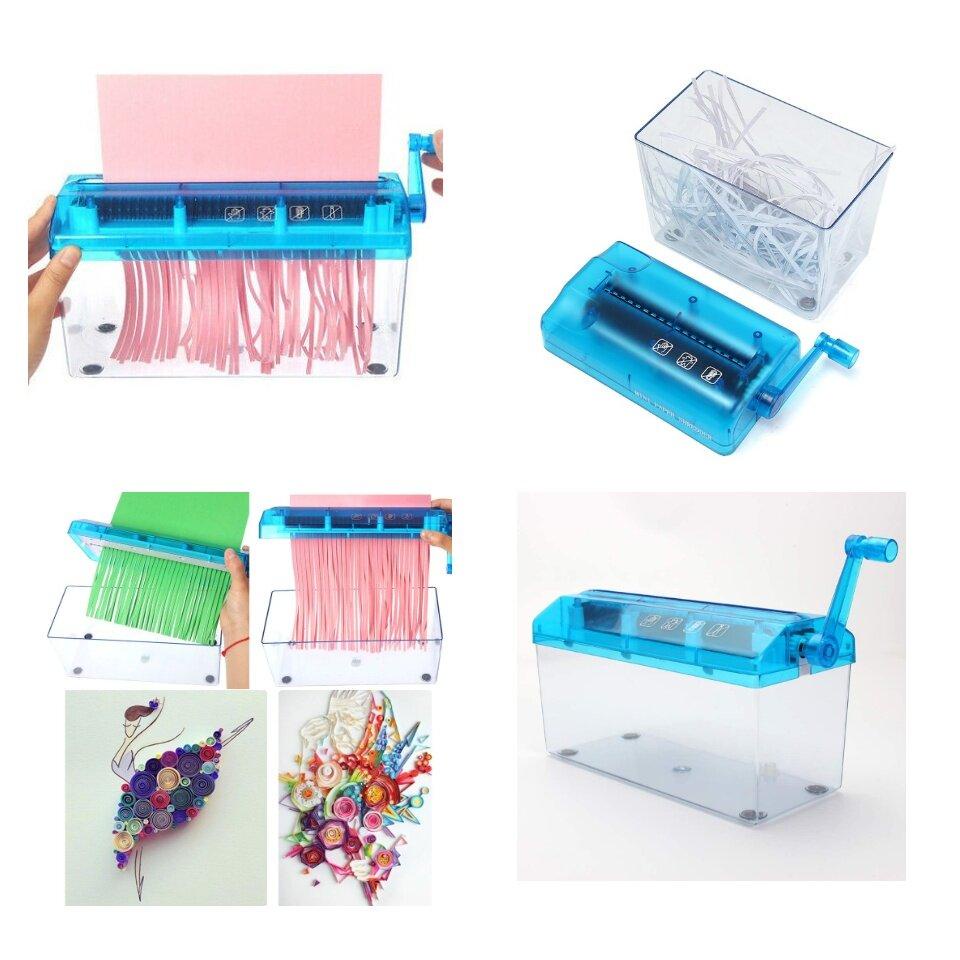 A4/A6 Paper Shredder Privacy Protection Manual Hand Crank Office ...