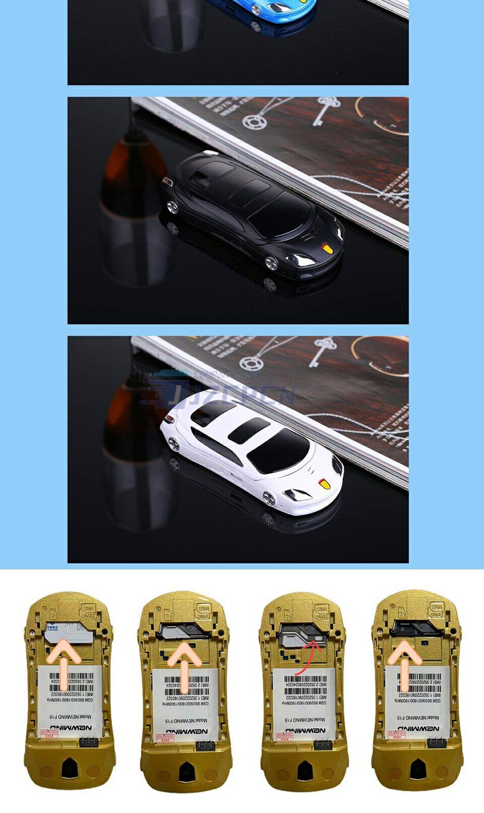 Original Newmind F15 Unlocked Flip Mobile Phone 2G GSM Dual Sim Mini ...