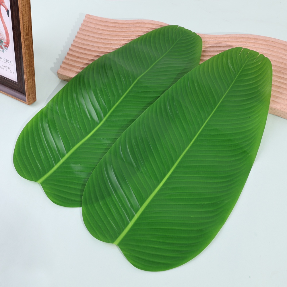 Simulated Fake Lotus Leaf Table Decoration / Artificial Waterproof ...