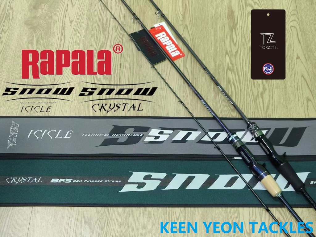 RAPALA SNOW CRYSTAL/ICICLE BAITCASTING ROD | Shopee Malaysia
