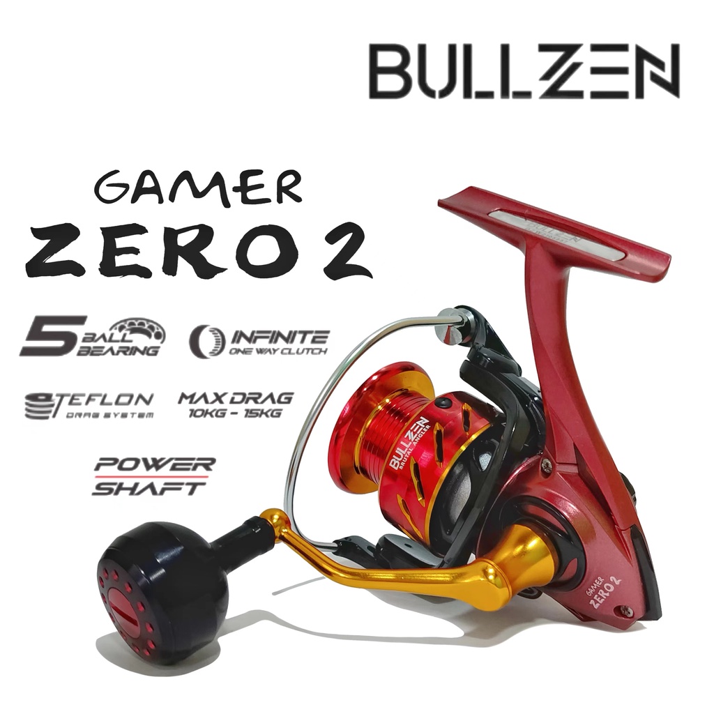 BULLZEN GAMER ZERO 2 SPECIAL EDITION SPINNING FISHING REEL | Shopee ...