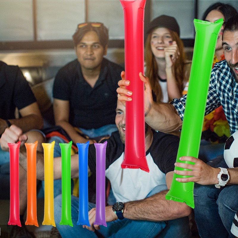 Long Thick Thunder Inflating Sticks / Colorful Inflatable Sticks ...