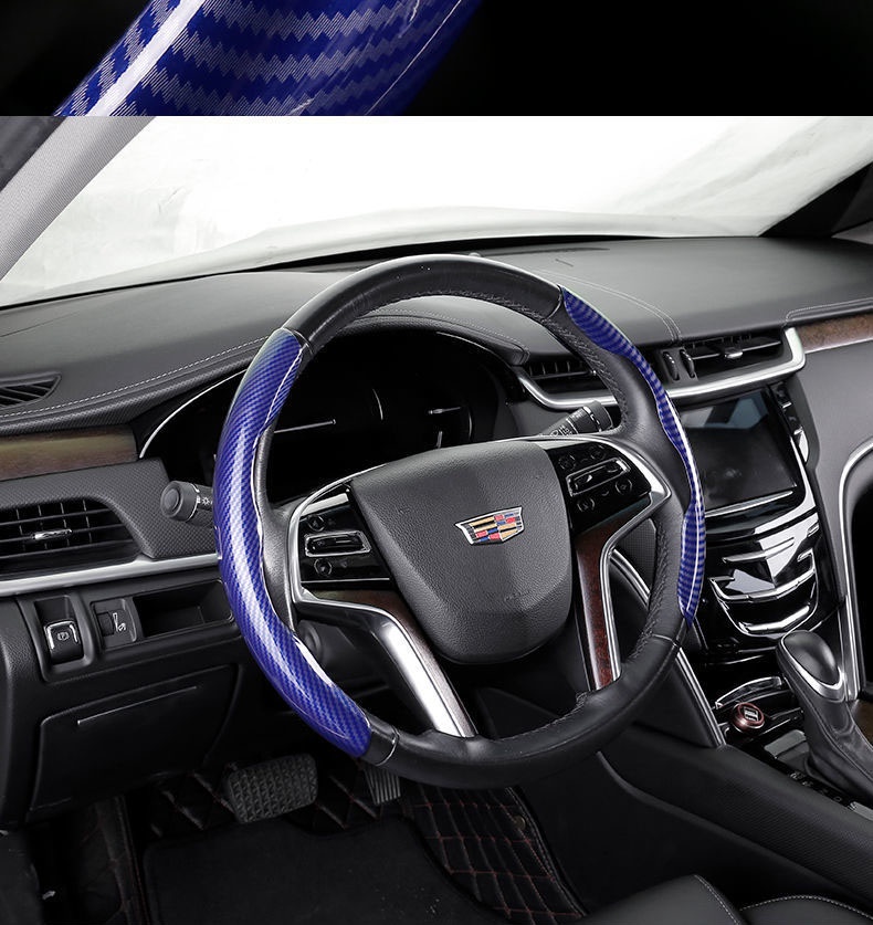 New KIA Car Carbon Fiber Steering Wheel Cover Grip Cover For Seltos K2 ...