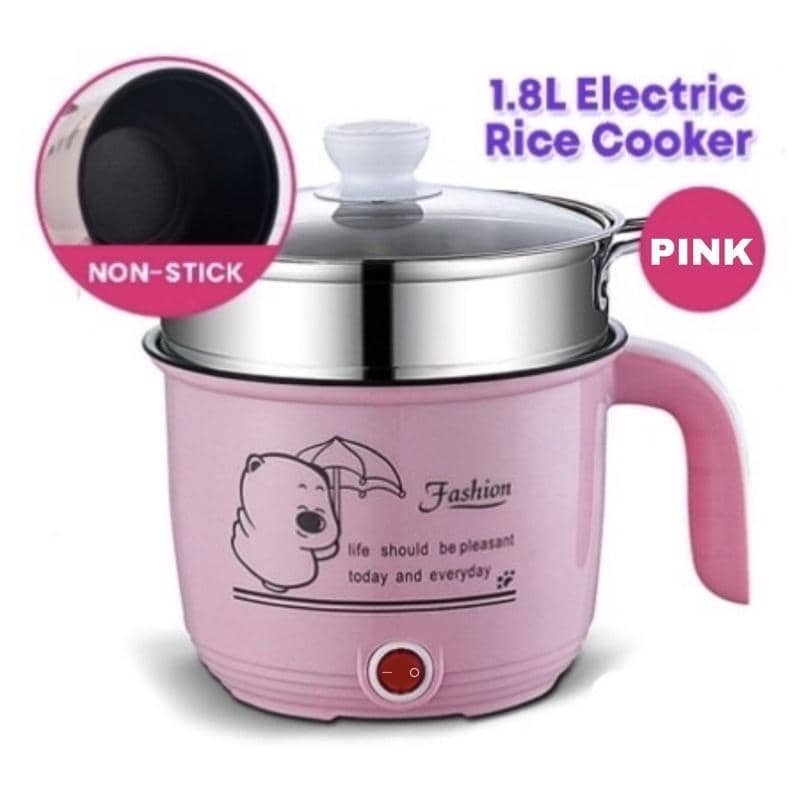 🔥VIRAL🔥 1.8L Non Stick Cooker Mini Portable Mini Rice Cooker Periuk ...