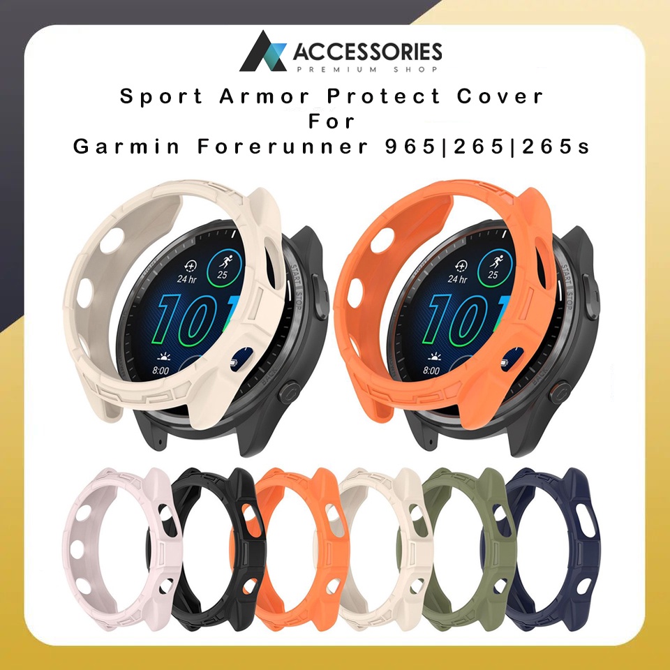Garmin Forerunner 965 , 265 , 265s ,Sport Armor Protect Cover, Soft ...