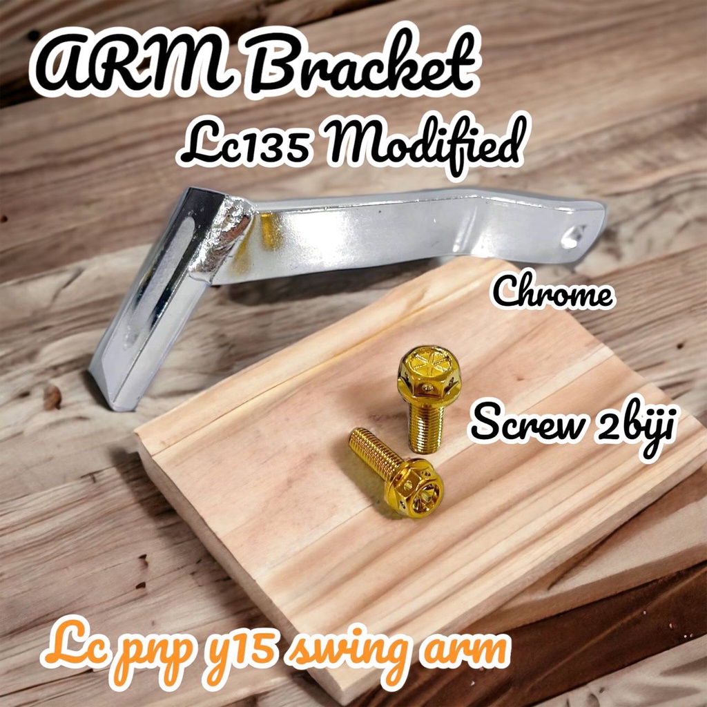 Brake Hub Bracket LC135 Modified PNP Swing Arm Y15ZR TEBAL | Shopee ...