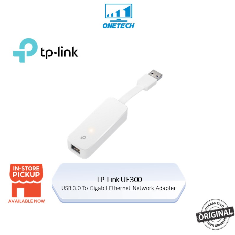 TP-Link UE300 USB 3.0 to Gigabit Ethernet Network Adapter ( USB 3.0 / Plug And Play / Portable ...