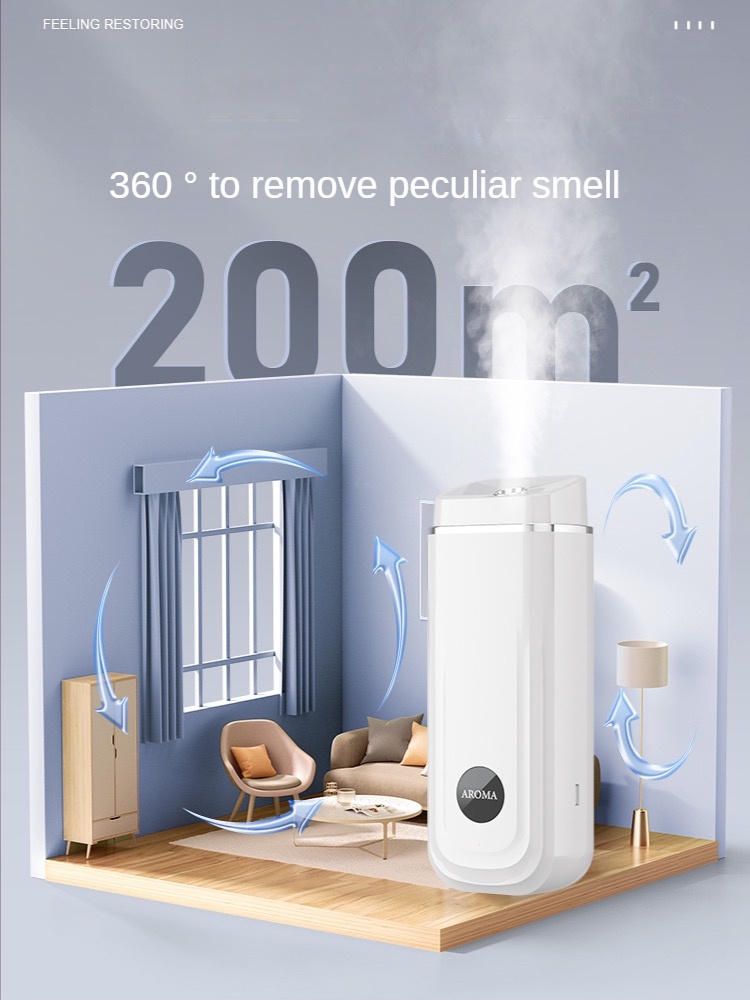 Smart timing Aroma Diffuser Air Freshener Spray Rechargeable Toilet ...