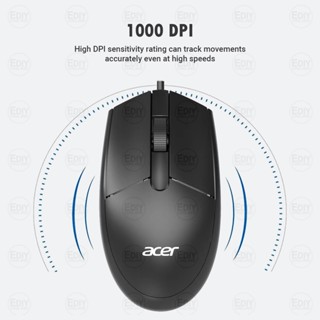 ACER USB WIRED MOUSE OPTICAL MICE OFFICE DESKTOP COMPUTER NOTEBOOK ...