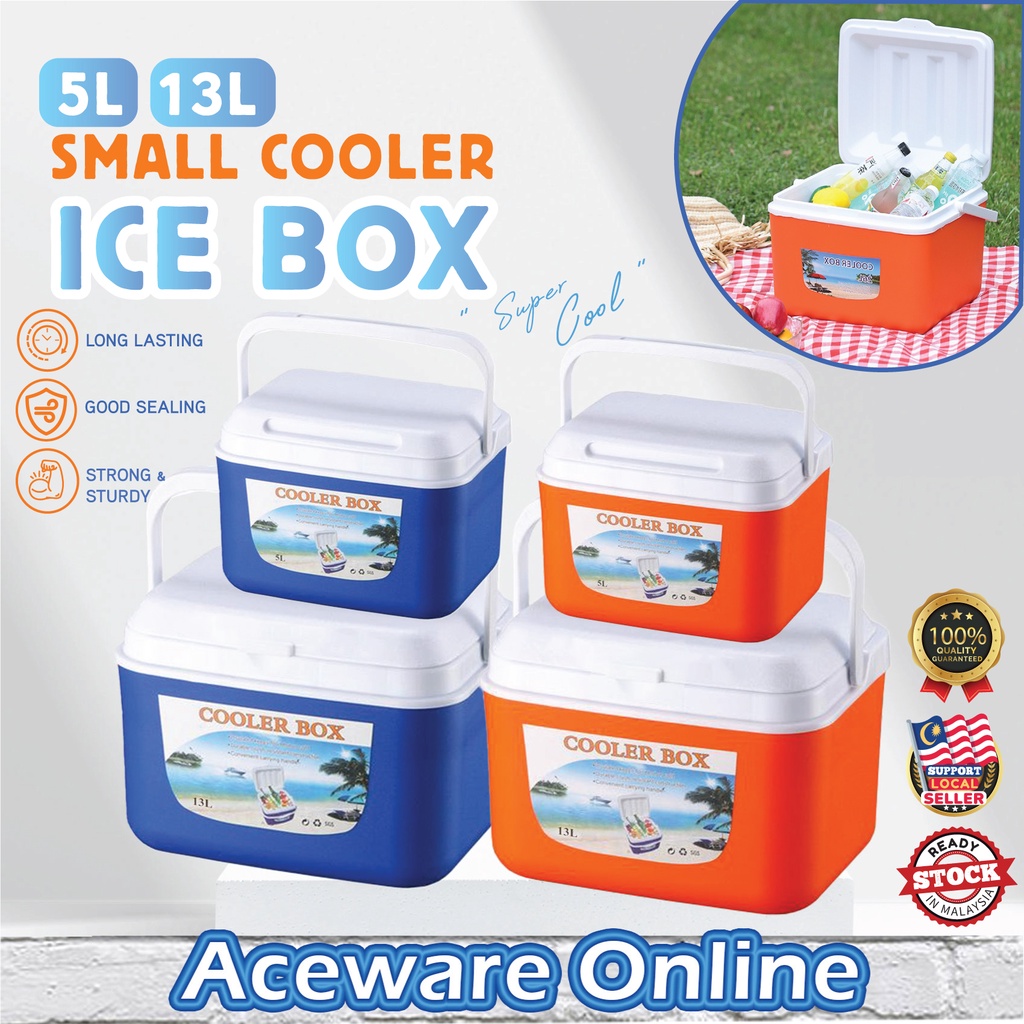 5L 13L Small Cooler Ice Box for Camping Drink Fishing Heavy duty ...
