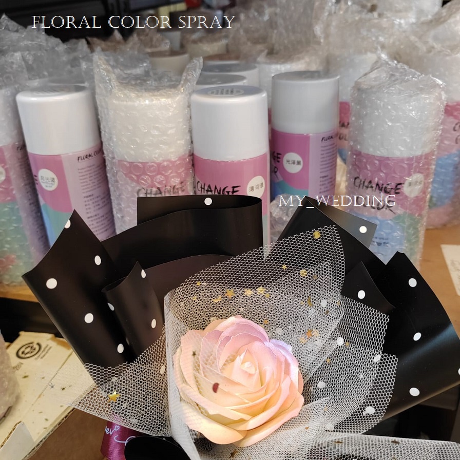 Floral Color Spray Flower Coloring Spray Pewarna Bunga 鲜花喷色剂 | Shopee ...