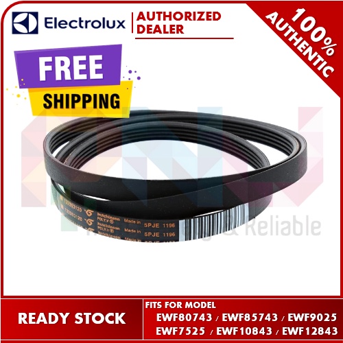 Electrolux Washer Rubber Belt / Belting EWF10843 EWW12742 EWF12843 ...