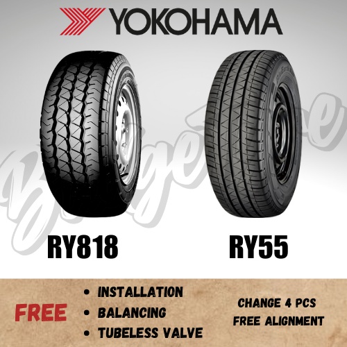 YOKOHAMA RY55 RY818 185R14 195R15 VAN TAYAR TYRE VAN | Shopee Malaysia