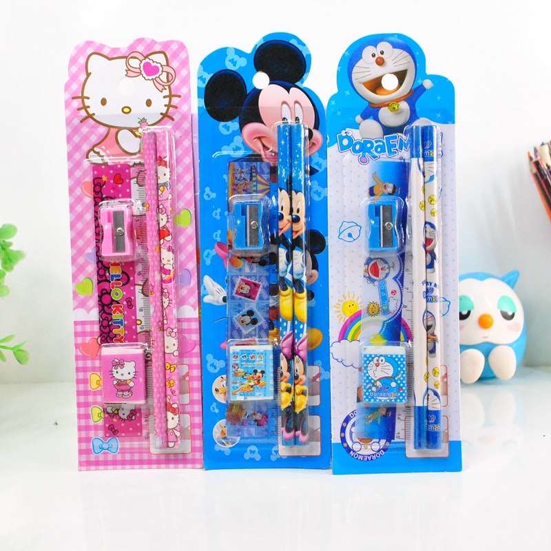 5 In 1 Stationery Set Kids Children Student School Reward Gift Birthday ...