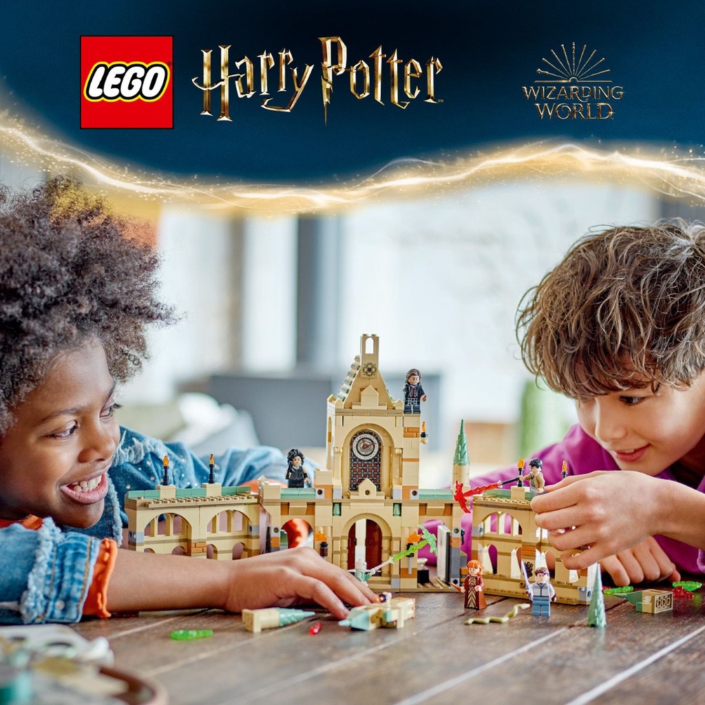 LEGO 76415 Harry Potter The Battle of Hogwarts Building Toy Set (730 ...