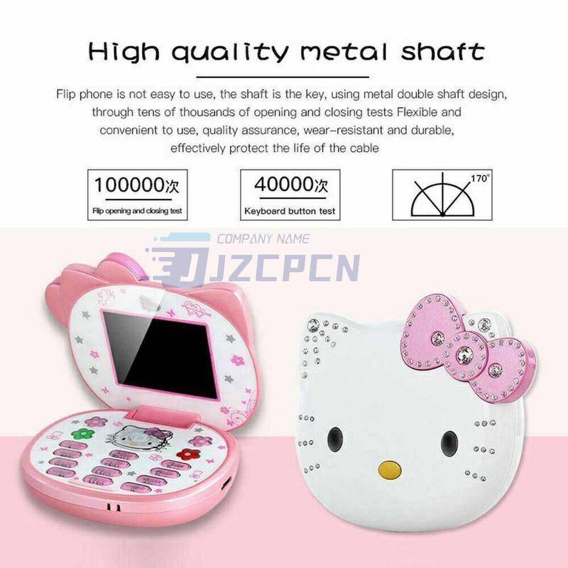 Sanrio Small Mobile Phone K688 Kawaii Hello Kitty Flip Cartoon 2G ...