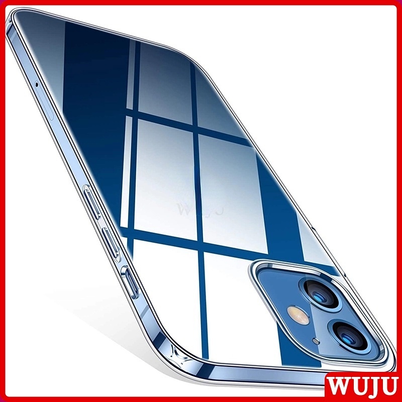 WUJU Crystal Clear Anti-yellowing Ultra-thin Soft TPU Phone Case Casing ...