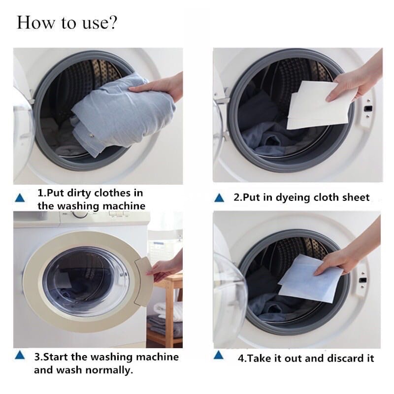 SUMAIRU Mixed Color Anti-Dye Absorbent Paper Anti-Dye Laundry Paper ...