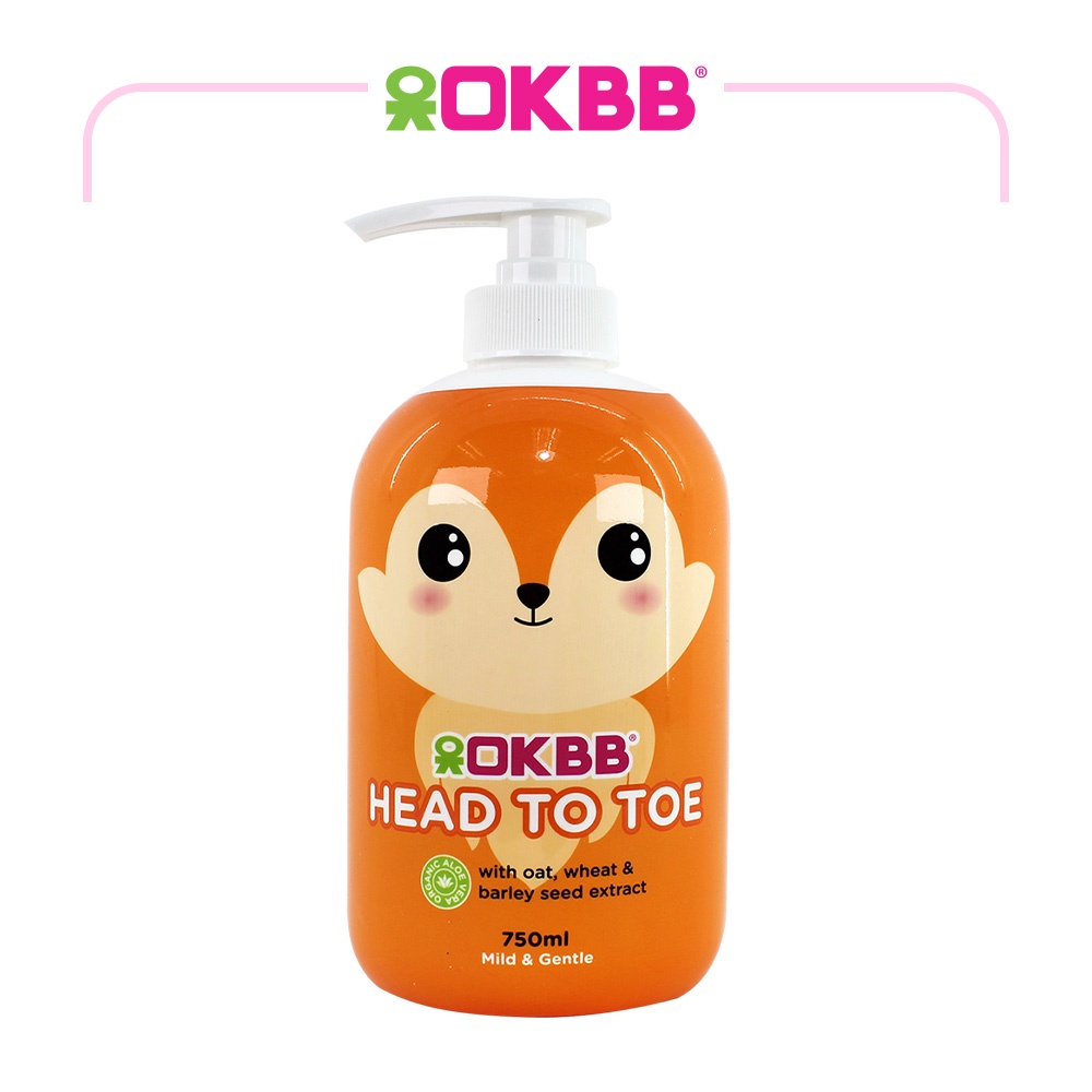OKBB Baby Head to Toe 750 ML HT-750 | Shopee Malaysia