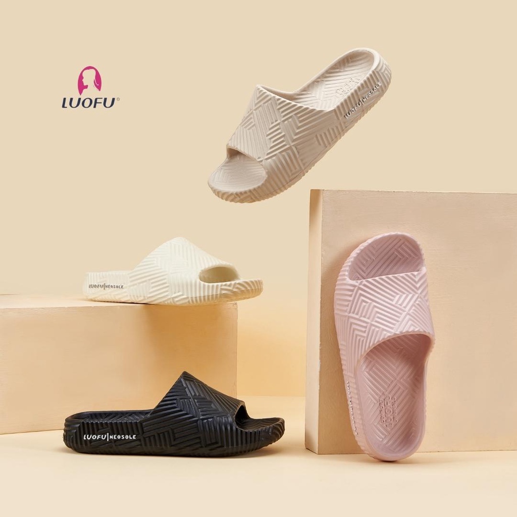 LUOFU Women EVA Slides Slippers E6227-E01L | Shopee Malaysia