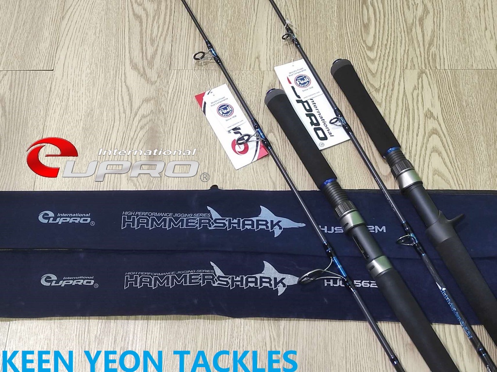 EUPRO HAMMER SHARK JIGGING ROD (SPINNING/ BAITCASTING/ BC) | Shopee ...