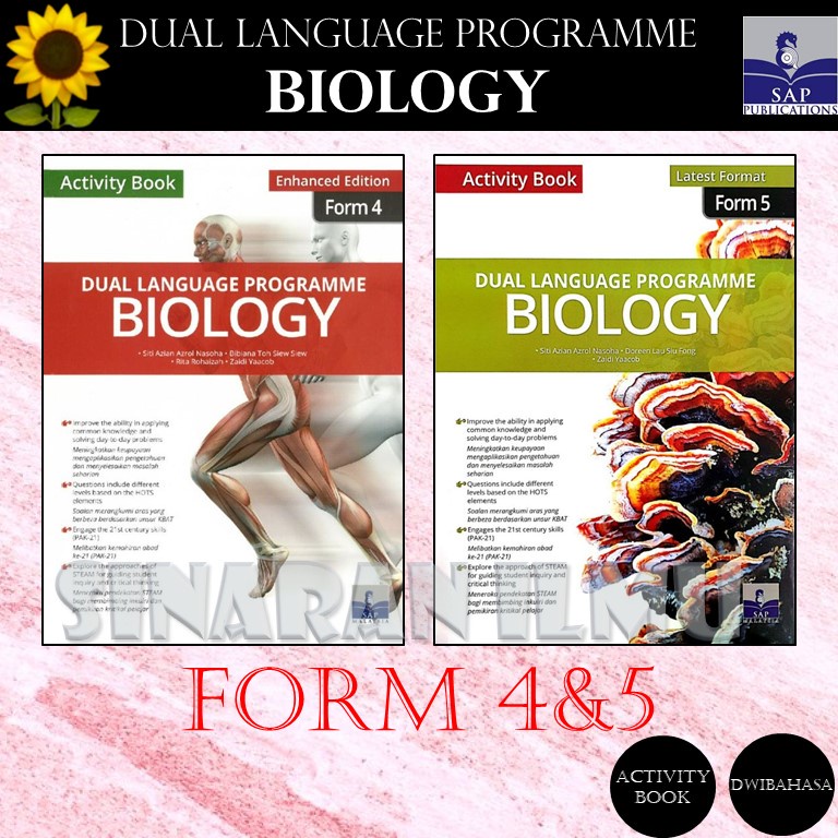 DUAL LANGUAGE PROGRAMME BIOLOGY ENCHANCED EDITION ACTIVITY BOOK FORM 4 ...