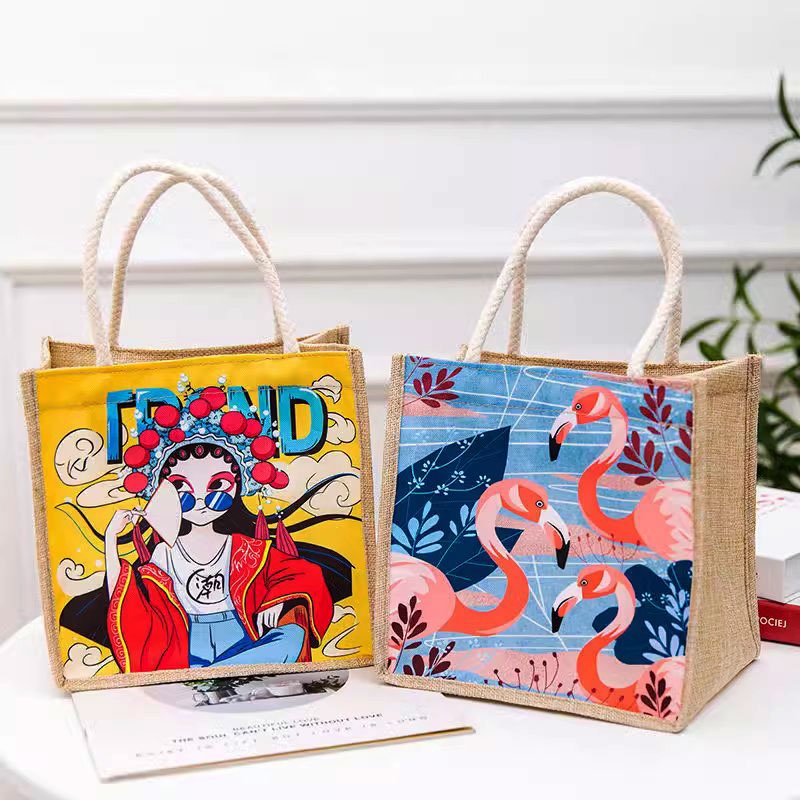 Reusable Japan Canvas Design Tote Bag Portable Travel Women Handbag ...
