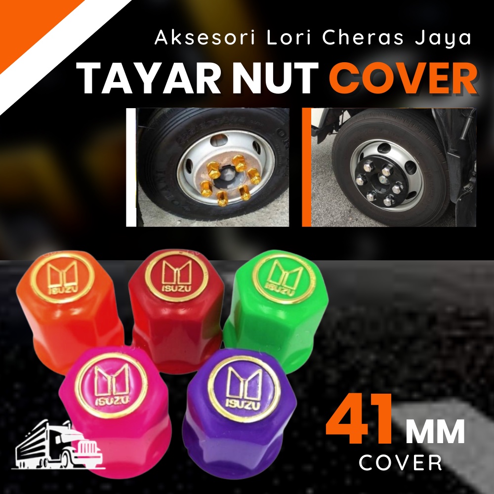 AKSESORI LORI CHERAS JAYA TAYAR NUT COVER LORI 41MM COVER NUT SAIZ 41MM ...