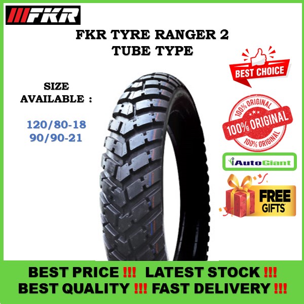TAYAR FKR RANGER 2 OFF ROAD & TRAIL *MOTORCROSS* 90/90-21, 120/80-18 ...