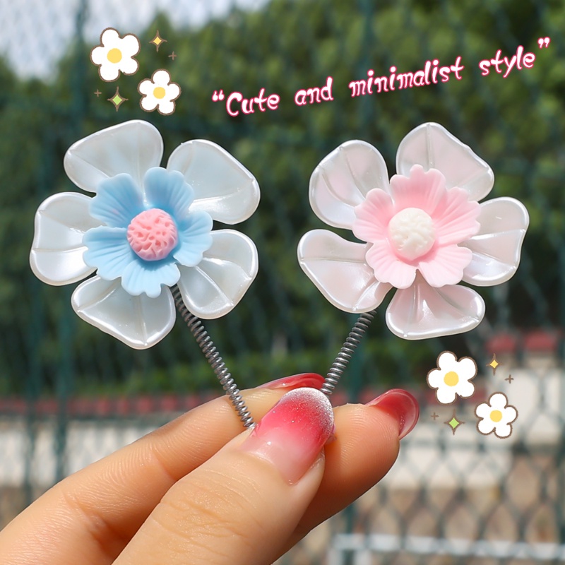 Cartoon Shaking Head Flower Car Decoration / Auto Cute Dancing Flower ...