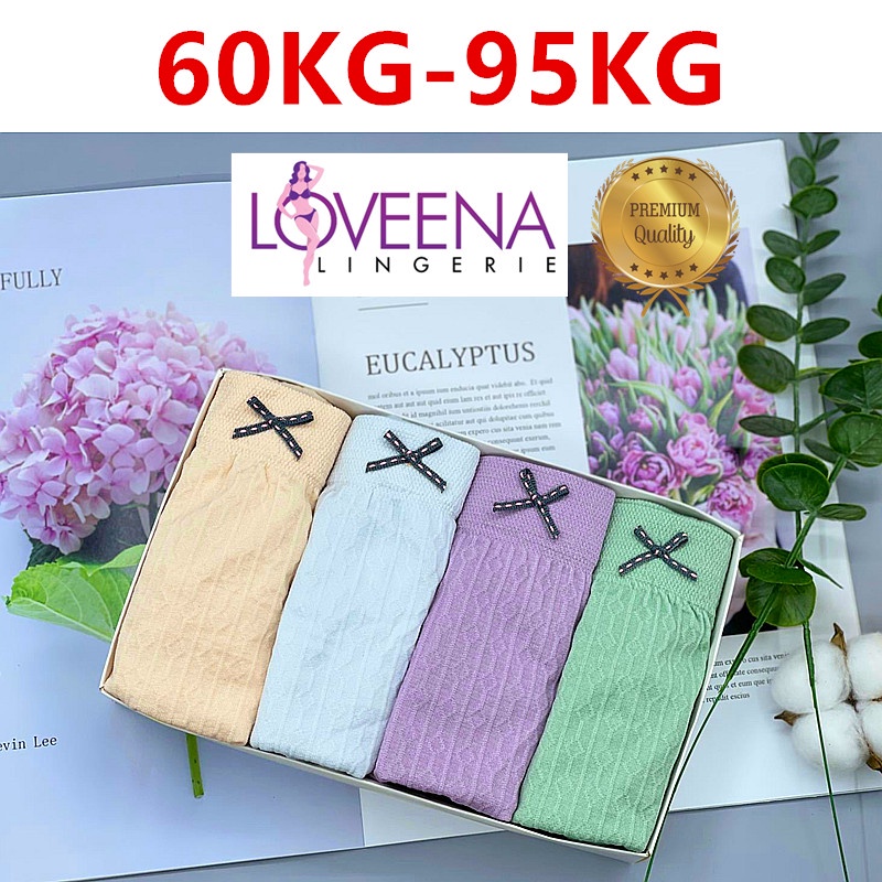 [PLUS Size 65-110KG] 4 in 1 Box Loveena Plus Size Graphene ...