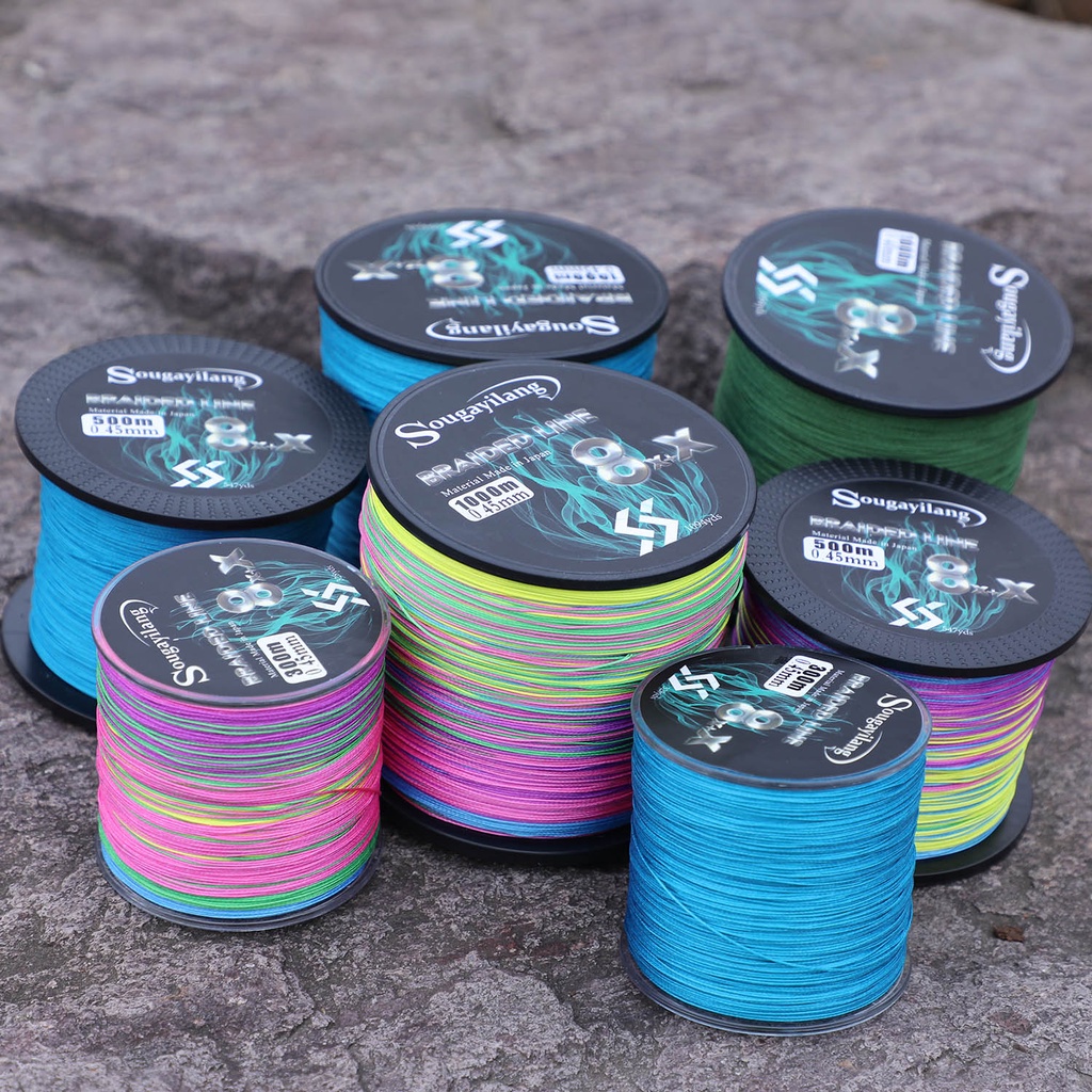 Sougayilang 300M 8 Strands Braided Line Multifilament Pe Line 8 Braided ...