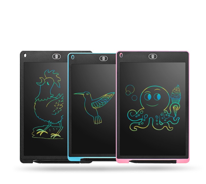 12'' LCD Color Screen Writing Board Liquid Crystal Handwriting Board ...