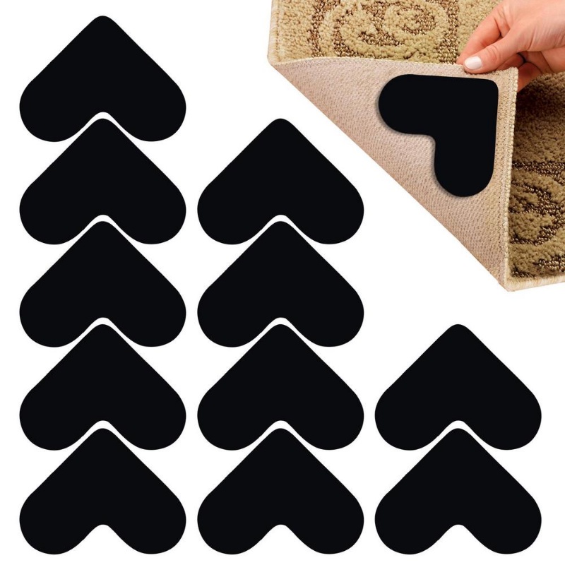4/8/20Pcs Pack High Quality Durable Carpet Non-slip Pad Trapezoidal ...