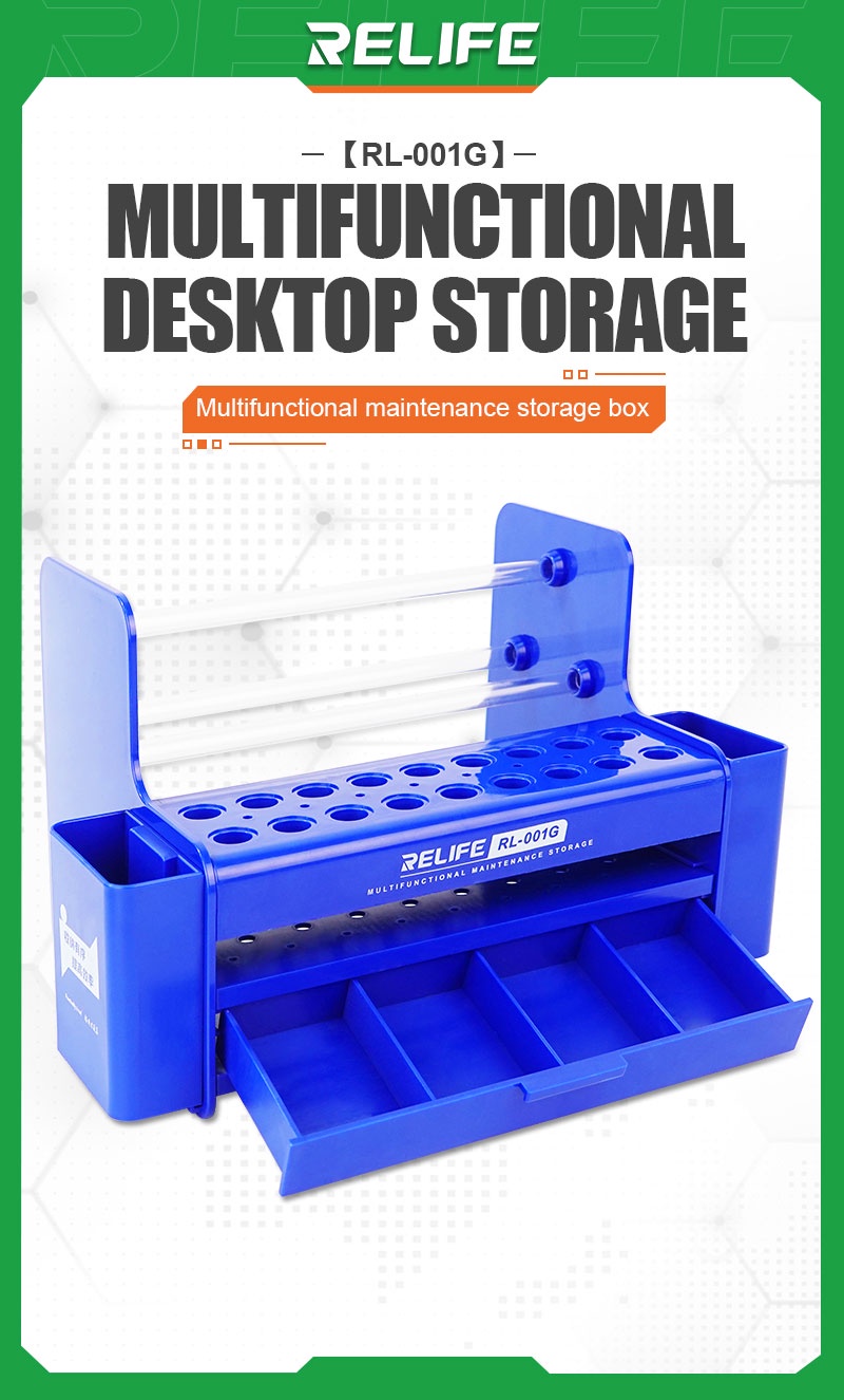 RELIFE RL-001G Multifunction Storage Box Large Capacity Classified ...