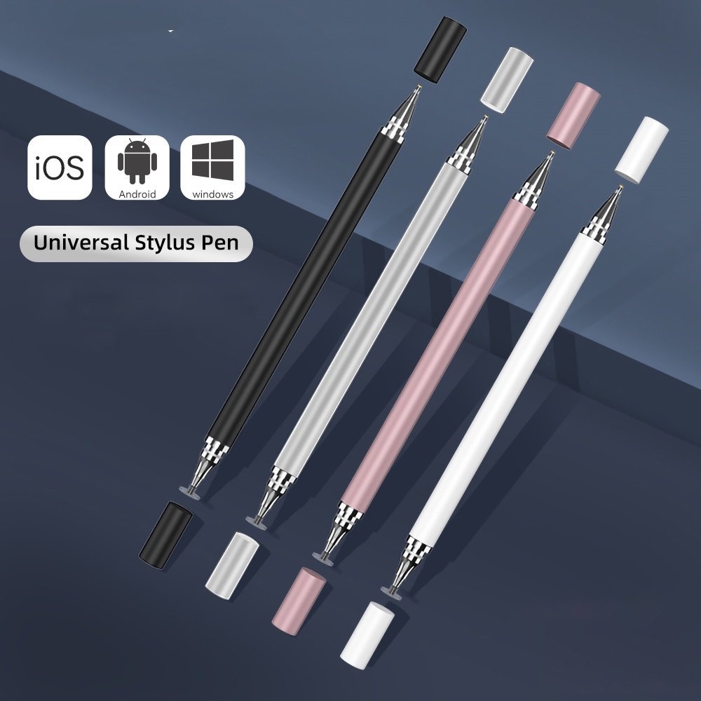 Universal 2 in 1 Capacitive Stylus Touch Screen Pen Drawing Tablet ...