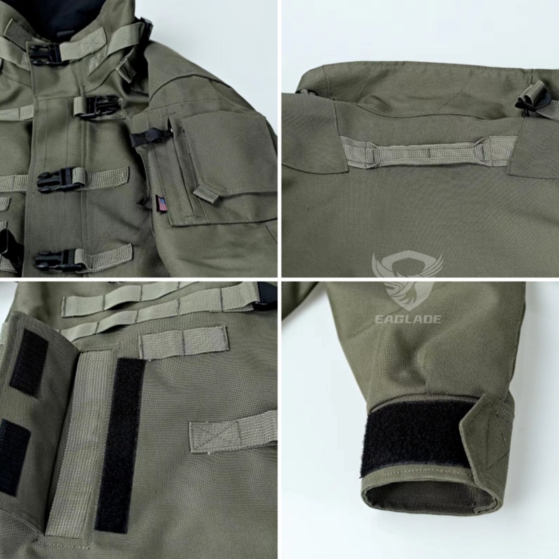 Eaglade Tactical Motorcycle Jacket in Black Waterproof | Shopee Malaysia