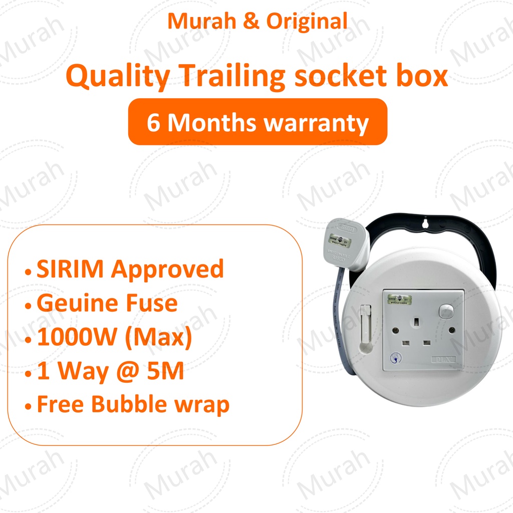 [Authorised Reseller] KX Cable reel extension box socket plug extention ...