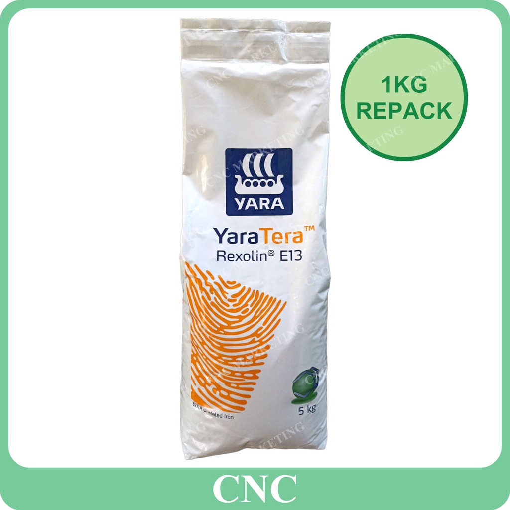 [REPACK] 1KG YaraTera Rexolin E13 Iron (Ferum) (EDTA FE) Yara Baja ...