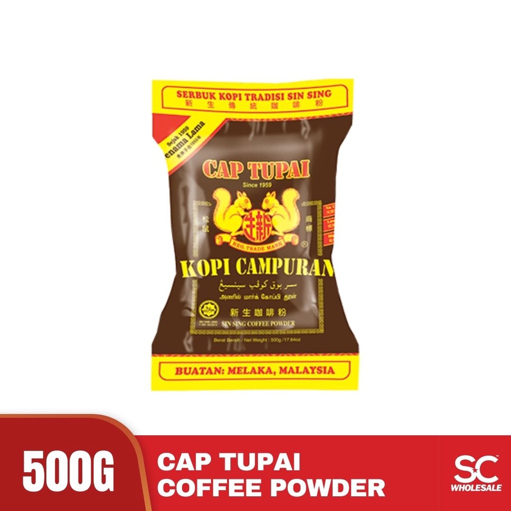 Cap Tupai Coffee Powder Serbuk Kopi Campuran Halus 500g | Shopee Malaysia