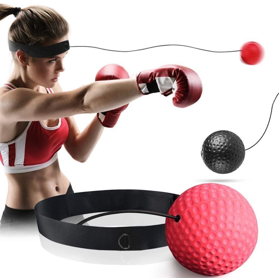 Worthdefence Kick Boxing Reflex Ball with Head Band Fighting Speed ...