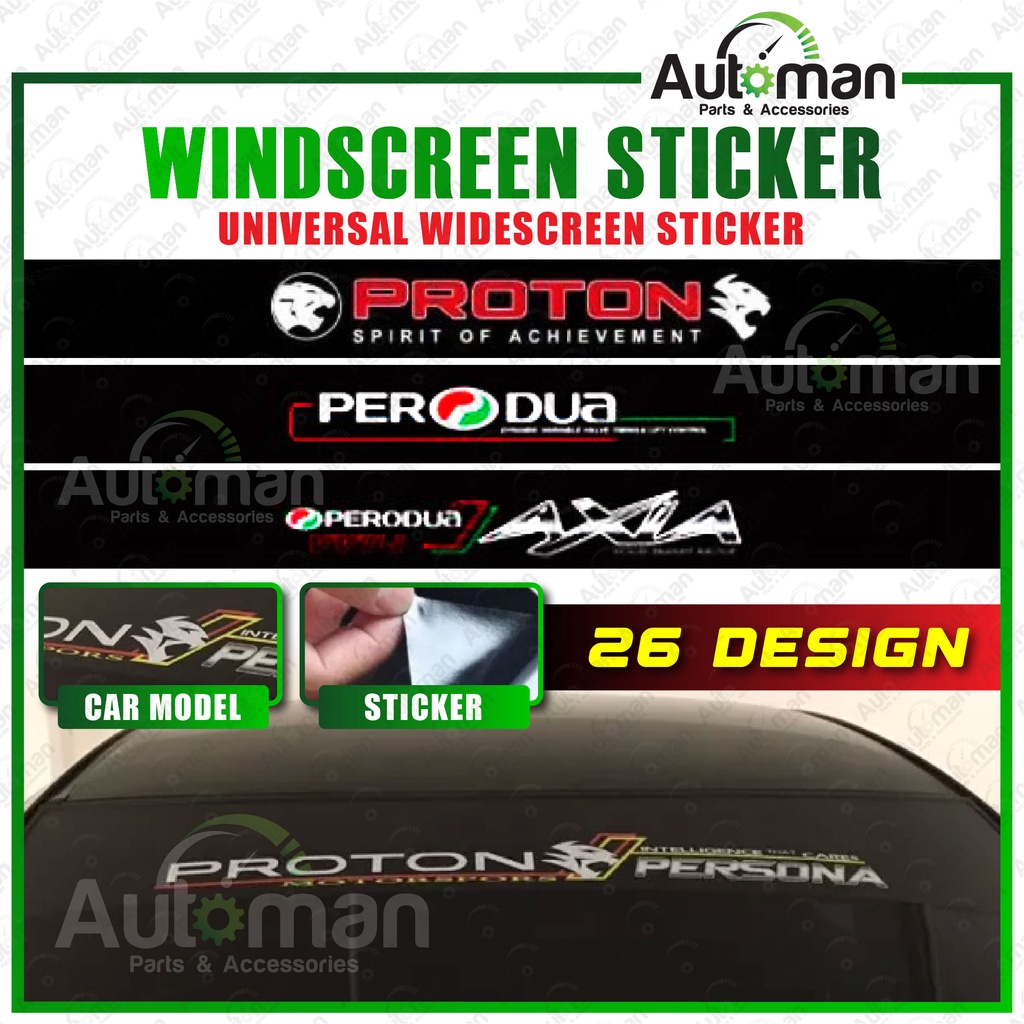 Universal Car Proton Honda Perodua Alza Axia Bezza Myvi Viva 52" Front ...