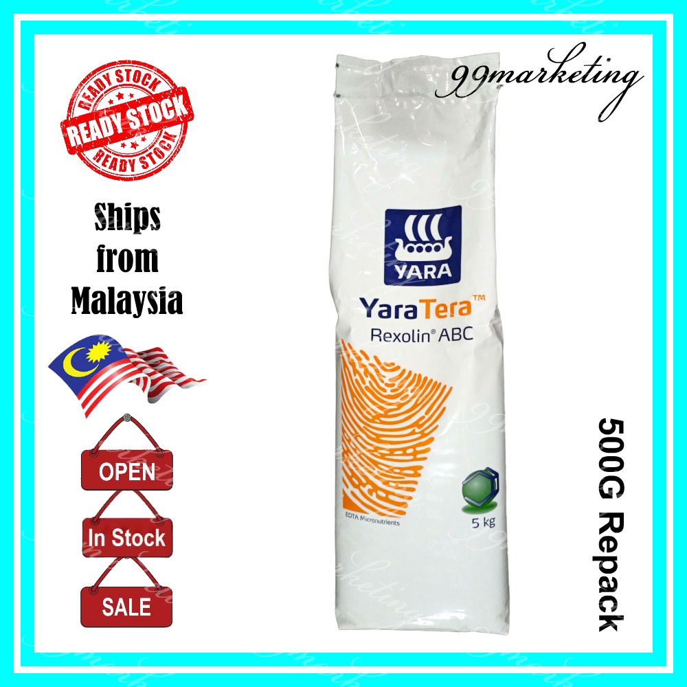 [REPACK] 500G YaraTera Rexolin ABC Micro Nutrients Trace Elements ...