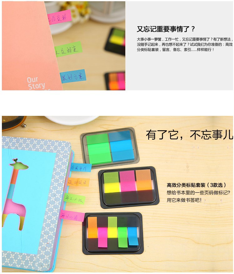 Fluorescent Film Indicator Label Sticker Removable Classification ...