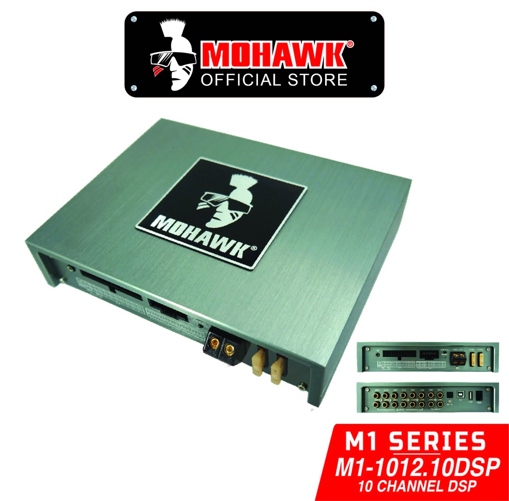 Mohawk M1 Series Car Audio 10 Channel DSP Amplifier M1-1012.10DSP ...